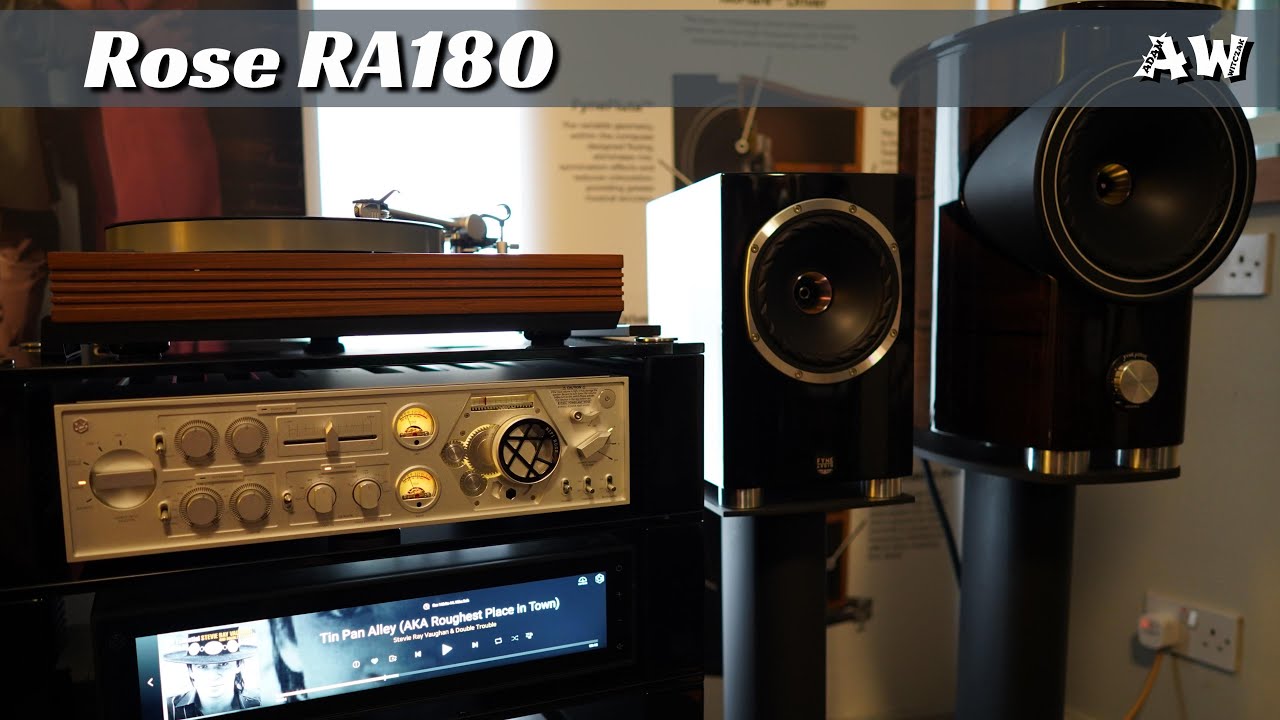 Rose RA180 integrated amplifier - YouTube