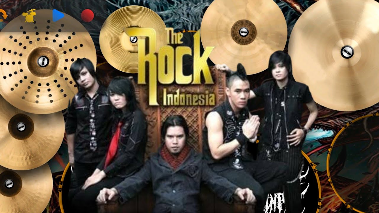 The Rock / Triad - Kamu Kamulah Surgaku - Real Drum - YouTube