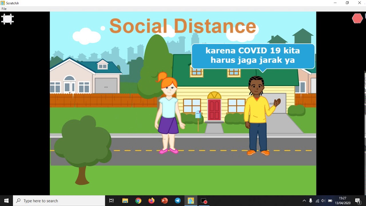 Contoh tampilan scratch junior - YouTube