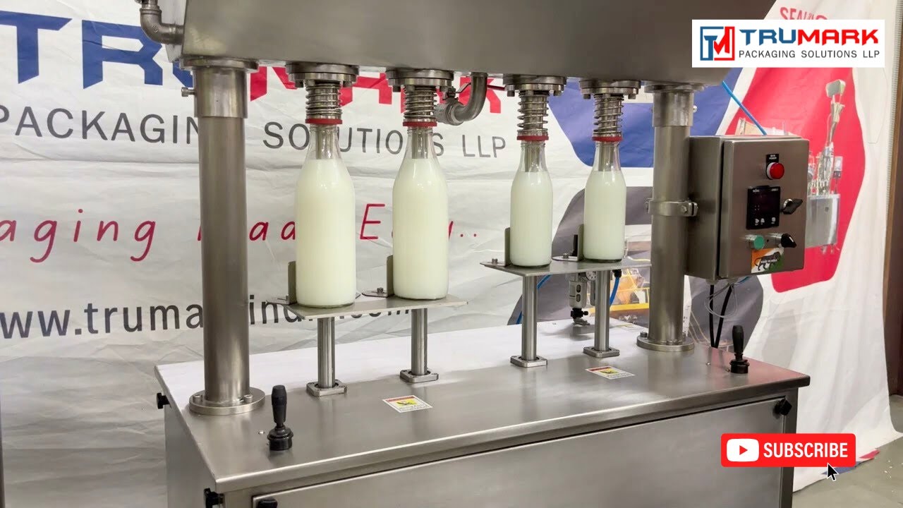 Semi-Automatic Gravity Filling Machine for Raw Milk | Efficient Milk ...