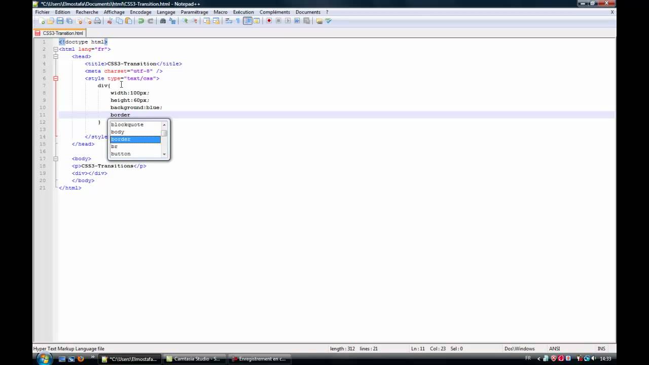 CSS3-Transitions - YouTube