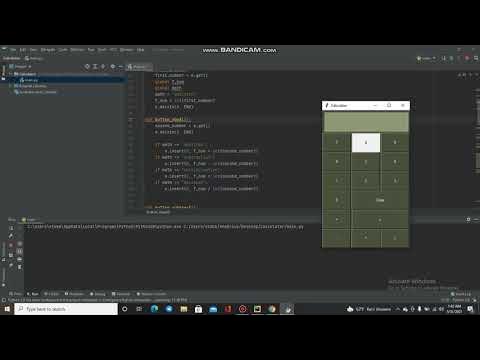 Python GUI, Tkinter Calculator - YouTube