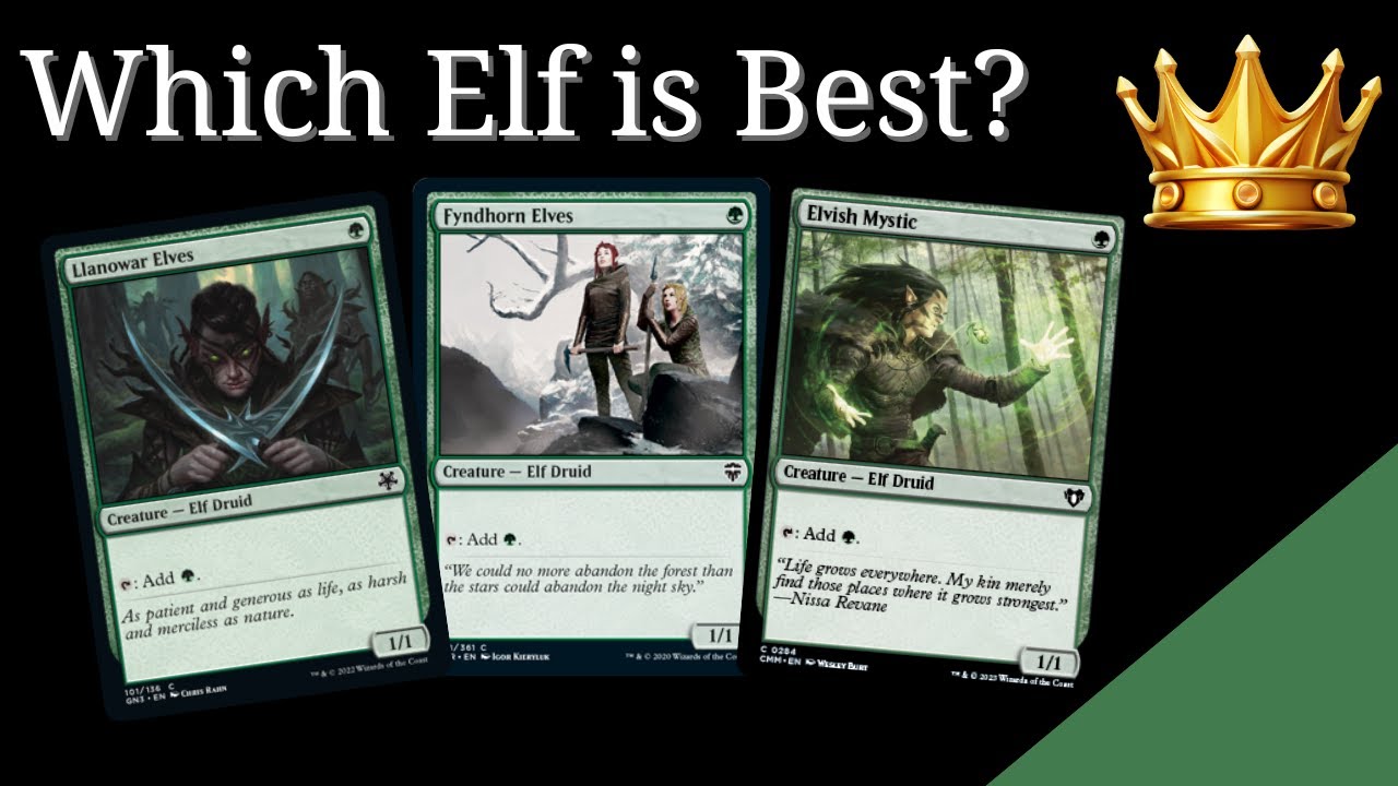 Which 1 Mana, 1/1 Elf Druid that taps for Green mana should you play? - YouTube