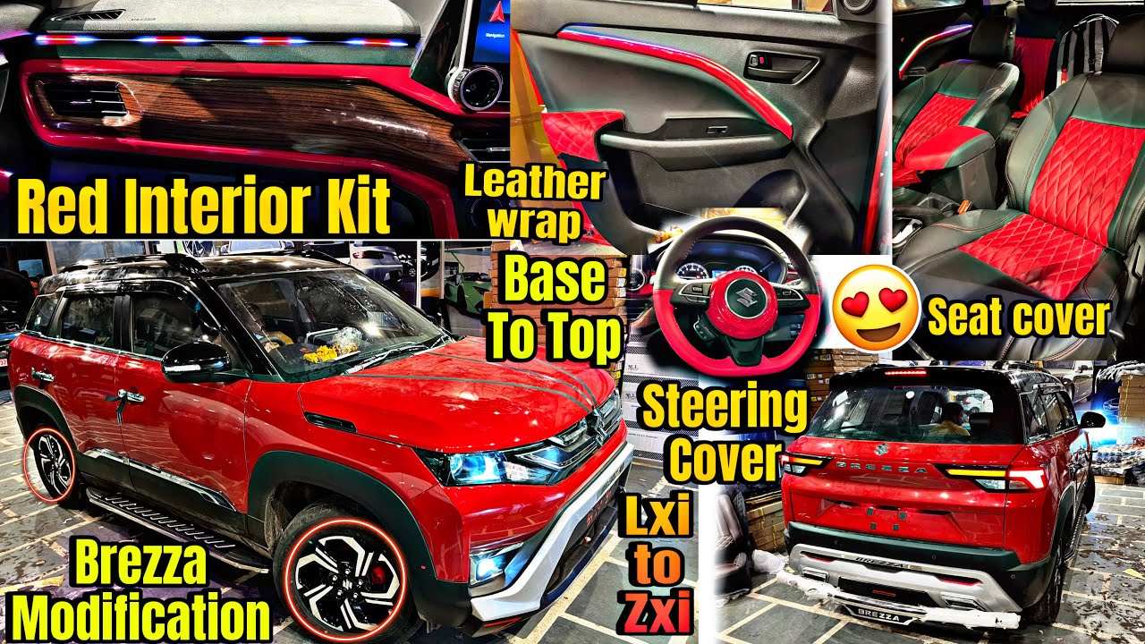 Brezza Lxi Modification Brezza Modified Base to Top 💥 Brezza 2024 ...