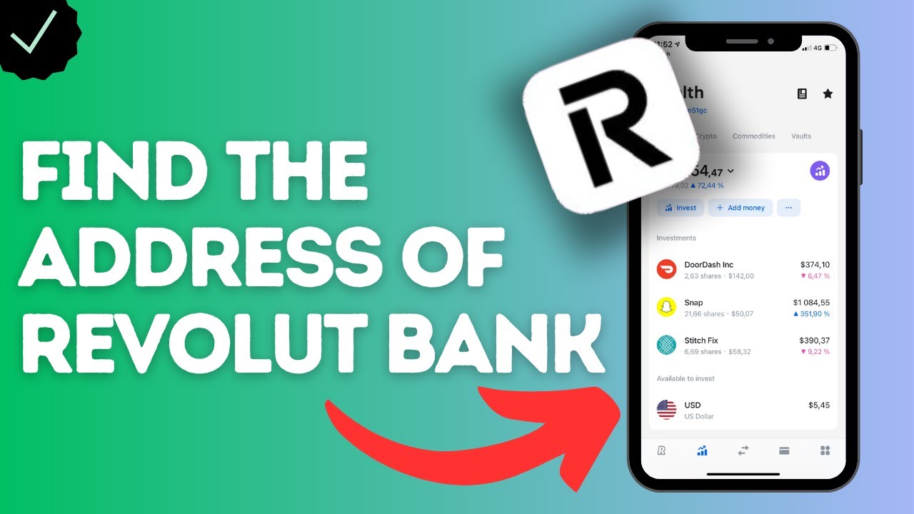 How to find the address of Revolut Bank? - YouTube