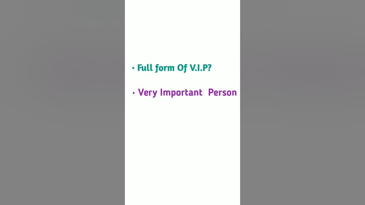 v-i-p-full-form-youtube