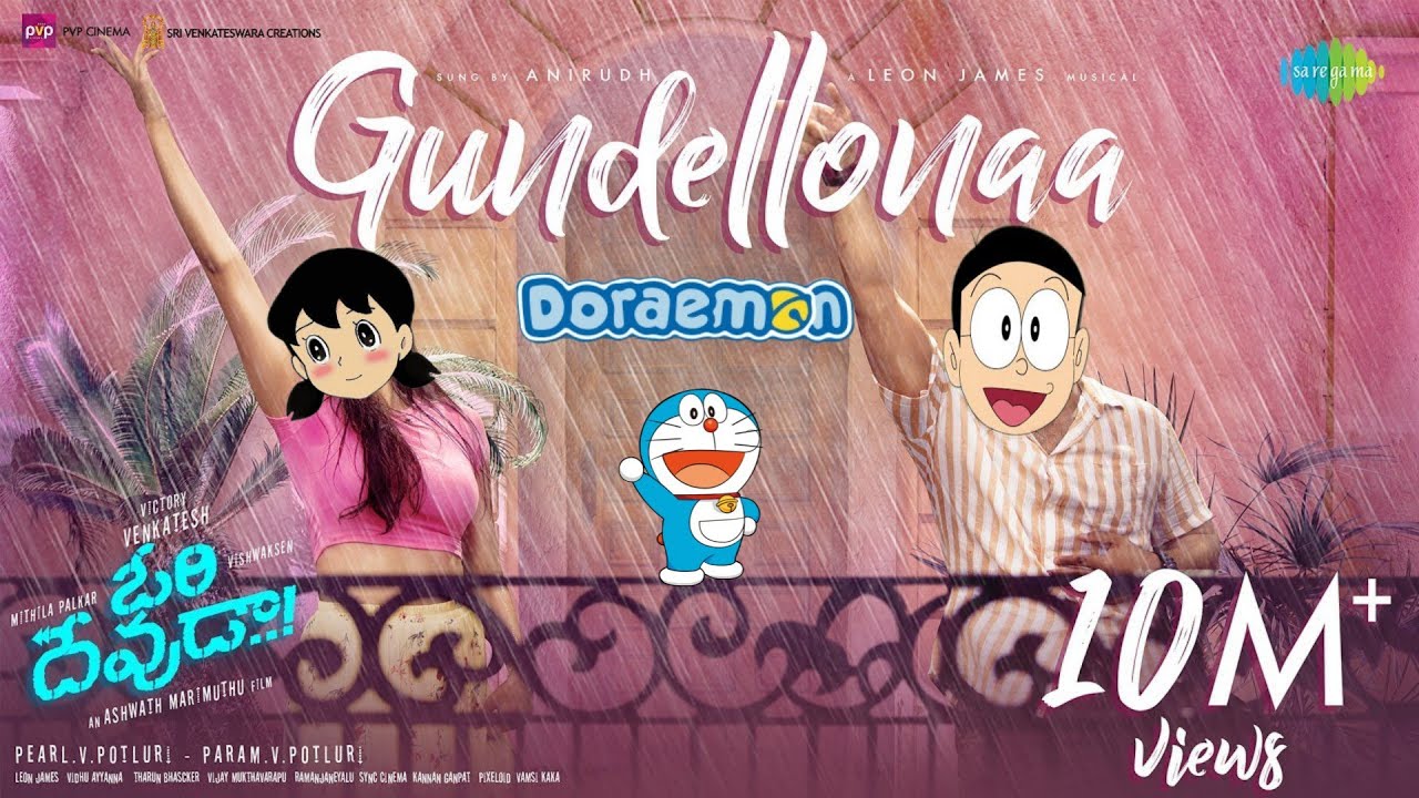 Gundellona - Video song Doraemon Version | Ori Devuda | Doraemon in ...