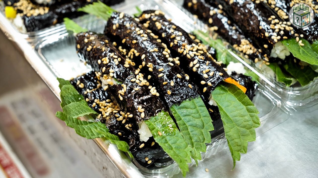 평범하지만 한번먹으면 중독되는 꼬마김밥!! 마약김밥!!! | Mini Kimbab | korean street food ...