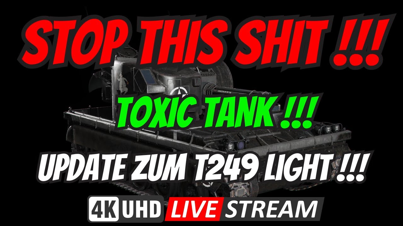 WOT Console * TOXIC TANK * Update zum Vigilante T249 Gatling DRECK ...