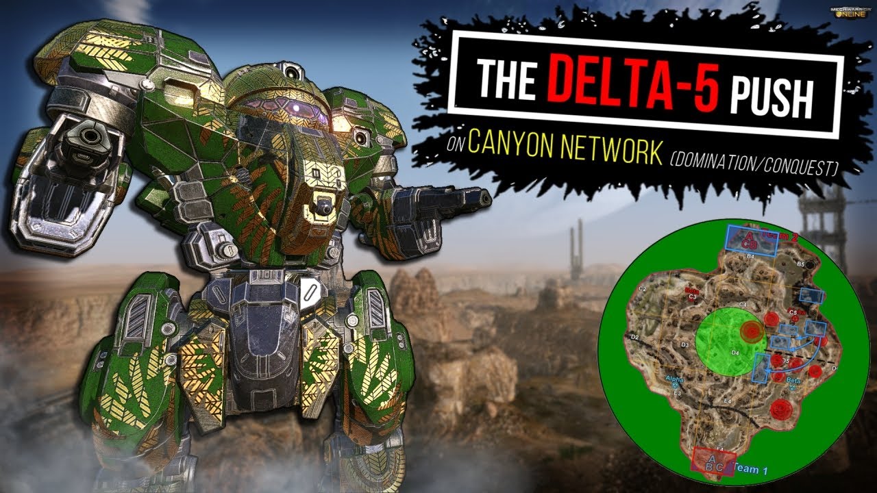 The Delta-5 Push on Canyon Network - YouTube