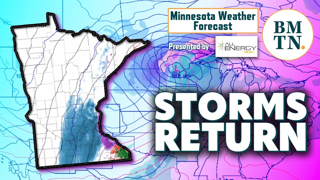 Minnesota weather: Snow possible Sunday, storms return next week - YouTube