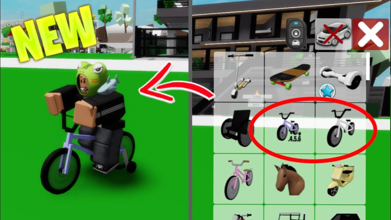 New UPDATE in BROOKHAVEN RP Roblox! (New Bike Size, New Customizations & New Guns!) - YouTube