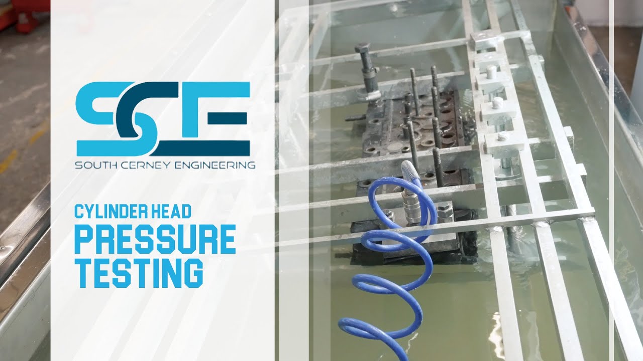 Cyclinder Pressure Testing at South Cerney Engineering - YouTube