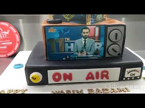 fountain cake with picture #arman#munir