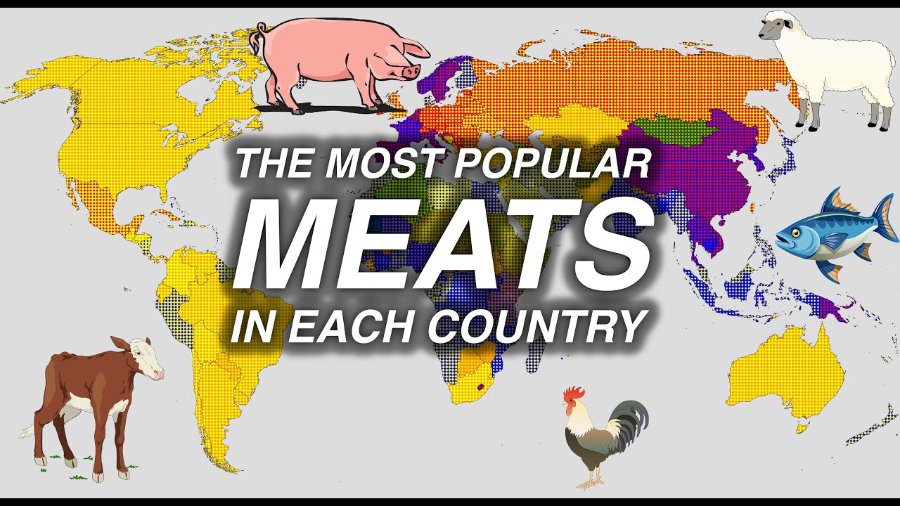The Most Popular Meats in Each Country - YouTube