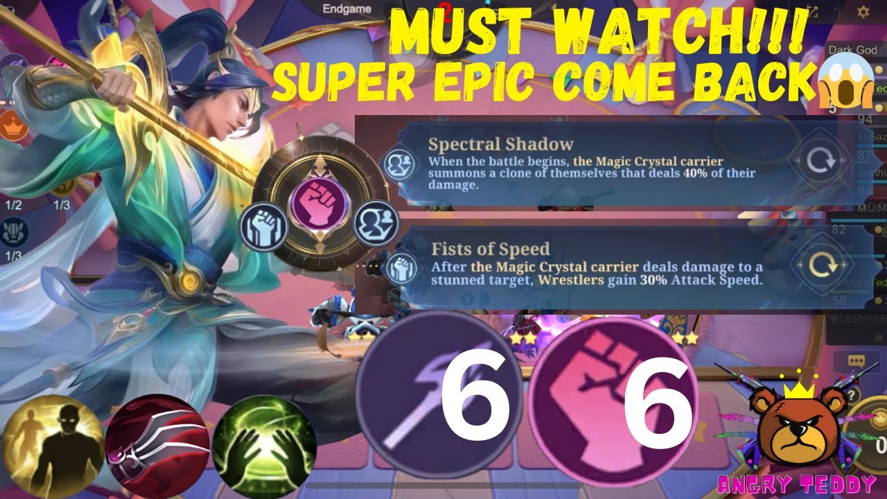 MLBB MAGIC CHESS!!! Zilong With Yuki Skill 3 😱😱😱 6 Lancer + 6 Wrestler ...