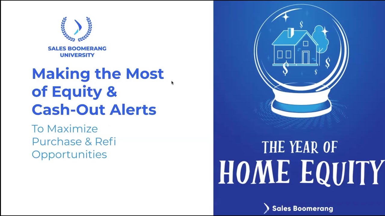 Webinar | Making the Most of Equity & Cash-Out Alerts - YouTube