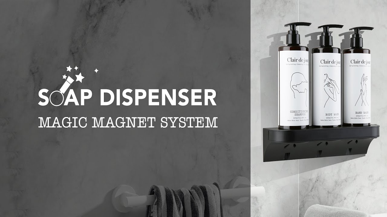 ECOPPEAL SOAP DISPENSER - NEW MAGIC MAGNET SYSTEM - YouTube