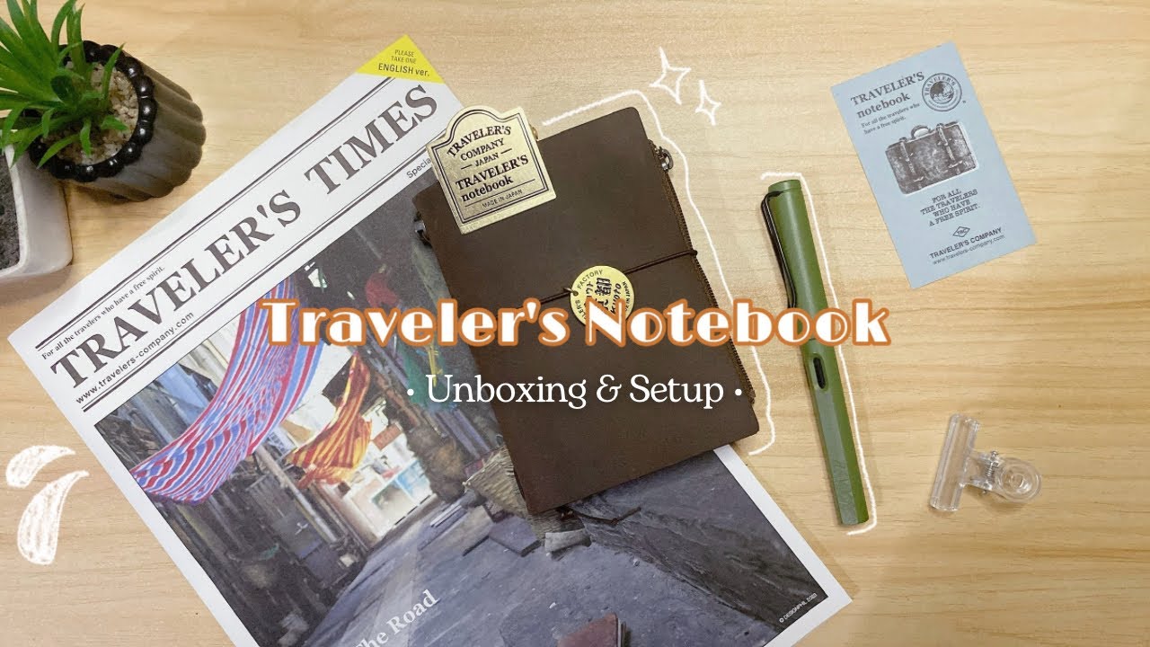 Unboxing Traveler’s Notebook in Passport 📔 - YouTube