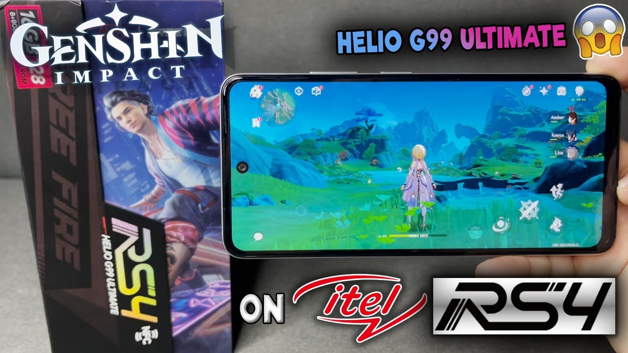 GENSHIN IMPACT Game Test on itel RS4 | HELIO G99 ULTIMATE MAX SETTINGS ...