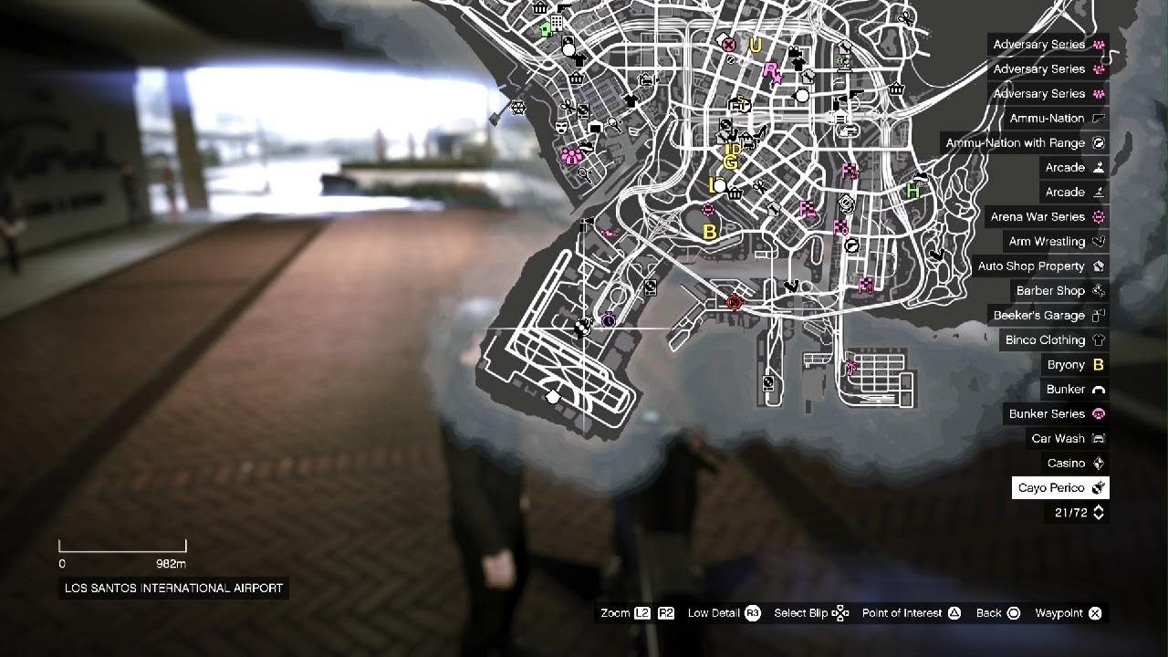 Cayo Perico Map Icon Location GTA Online How To Get To Cayo Perico ...