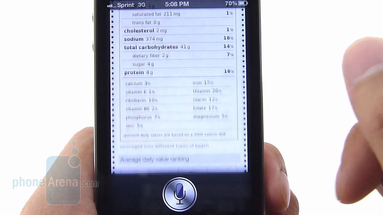 Apple iPhone 4S - Siri feature - YouTube