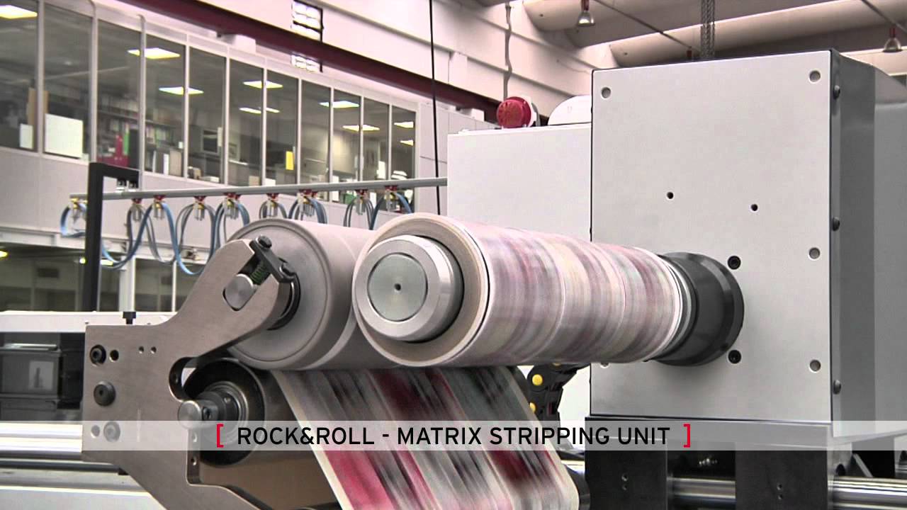 Rock'n'Roll matrix stripping unit - YouTube