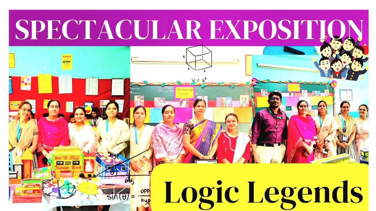 Spectacular Exposition in Kumud Vidyamandir English School || Logic Legends|| Mathematics - YouTube