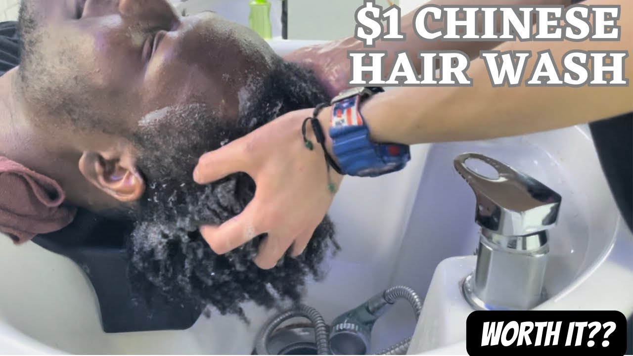 BLACK MAN gets his hair washed in China! Was it worth it? - YouTube