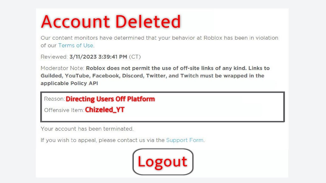 Roblox Is BANNING All YouTubers... again - YouTube
