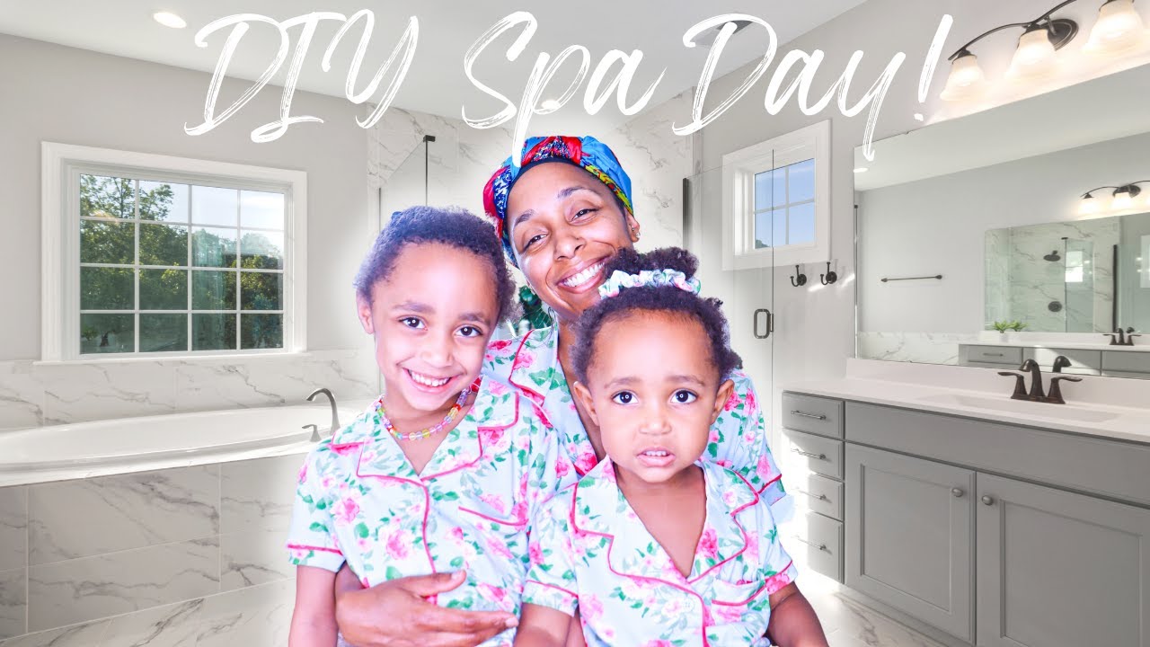 Simple DIY Spa Day for my 2 & 5 year Old Daughters with Homemade Face ...