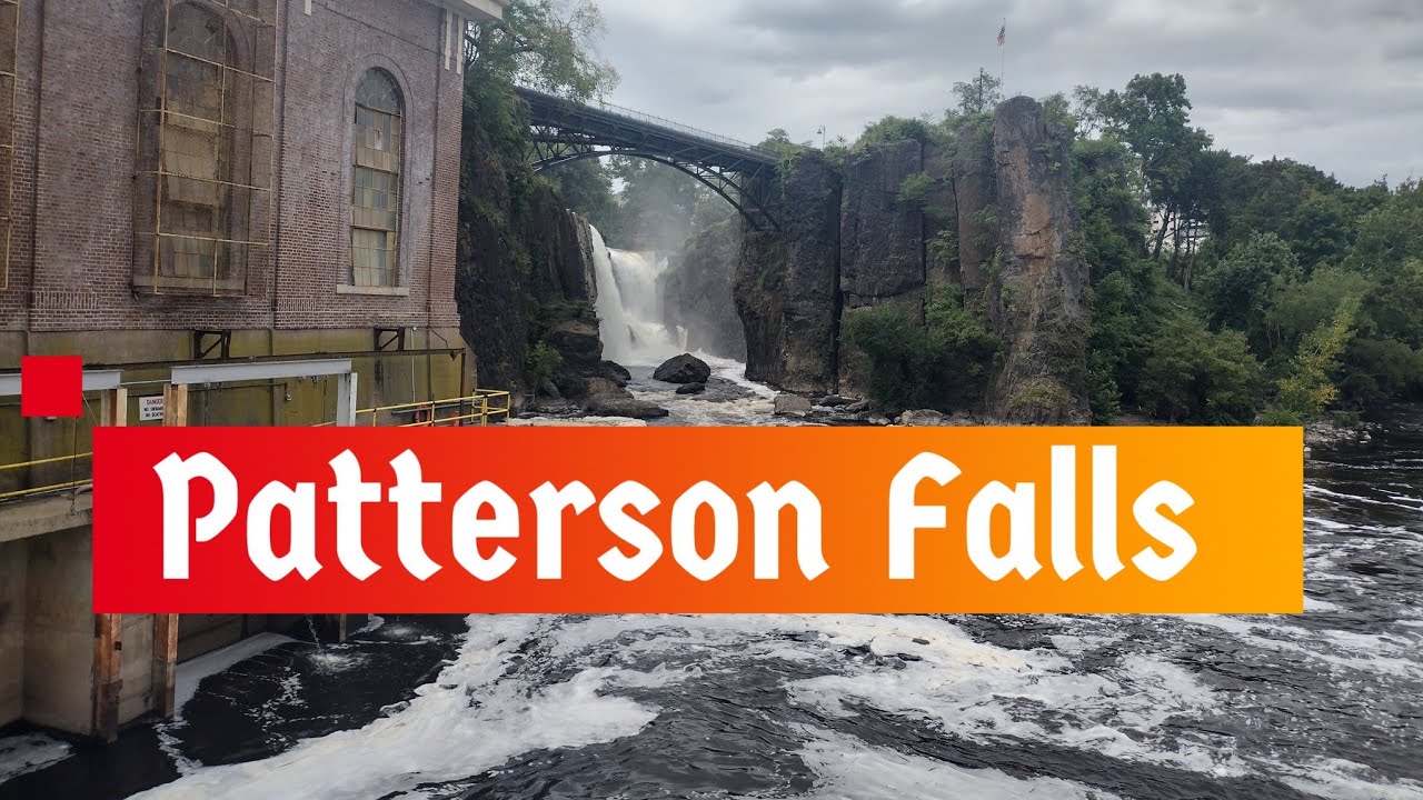 Patterson falls, New Jersey | Patterson Great Falls - YouTube