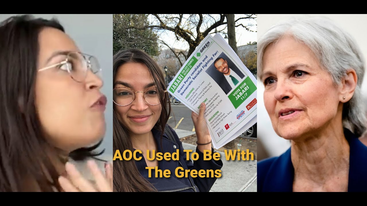 Breaking! AOC Was Once With The Green Party & DNC Kick Green Party Off ...