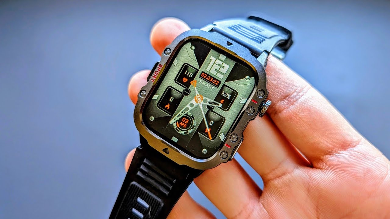QX11 Temu SmartWatch Quick REVIEW -Daorkow Rugged Military Style, BT ...