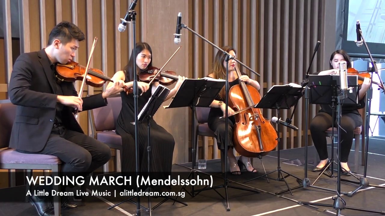 Wedding March (Mendelssohn) - March-in Favourite (Singapore String ...
