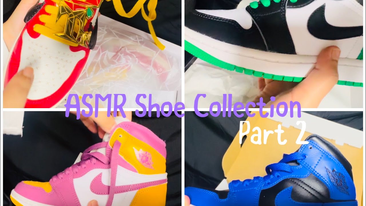 ASMR Shoe Collection- Whispering and tapping sounds - YouTube
