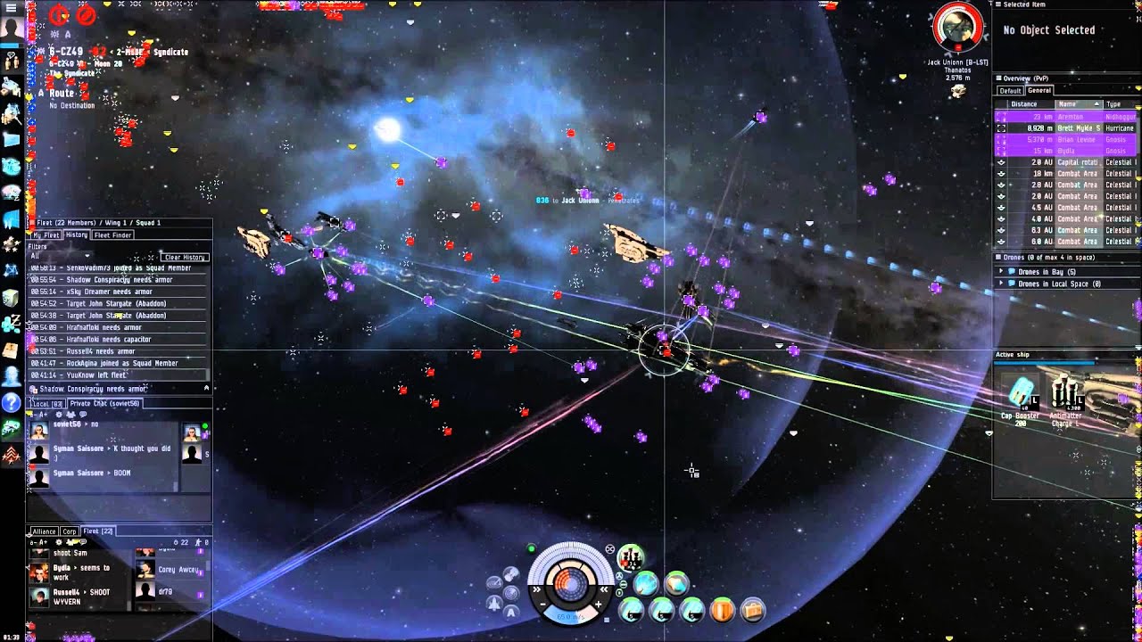 EVE Online #5 - More Fleet Battles :D - YouTube