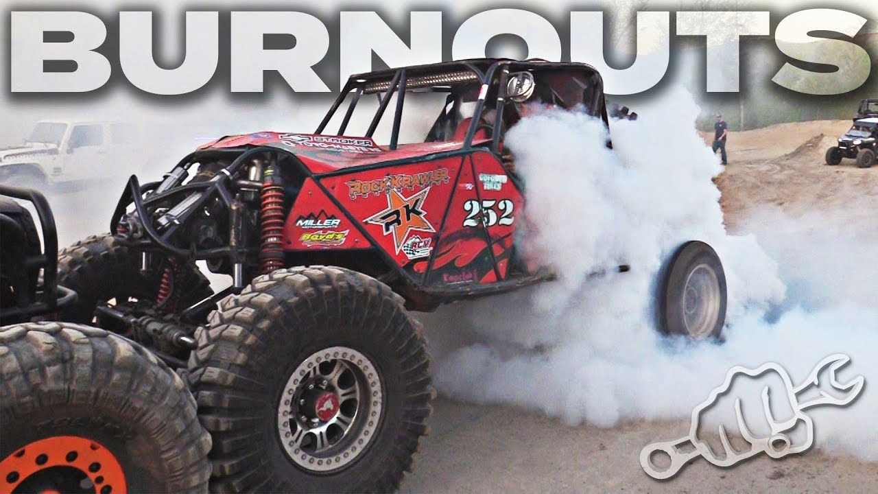 BURNOUTS at Mountain Mud Run 2018 - YouTube