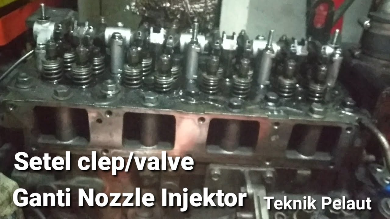 Cara Mengganti Nozzle dan Setel klep,Mesin Yanmar (Auxiliary Engine) AE ...