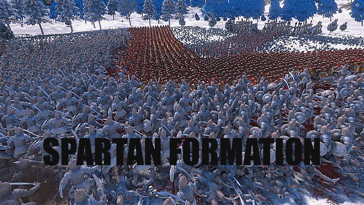 SPARTAN UNIQUE FORMATION | ULTIMATE EPIC BATTLE SIMULATOR - YouTube