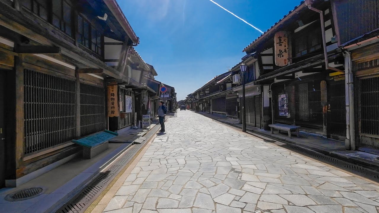 4k hdr japan travel 2024 | Walk in takaoka toyama | Relaxing Natural ...