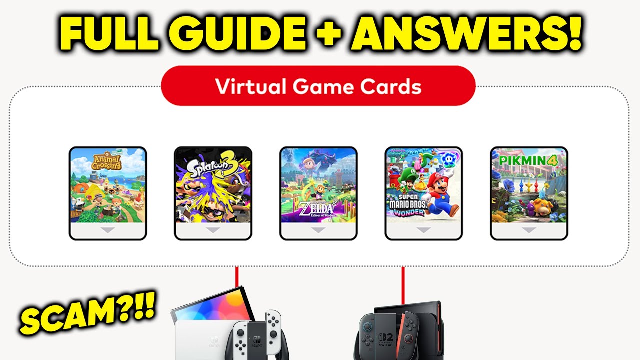 EVERYTHING You Need to Know About Virtual Game Cards... - YouTube