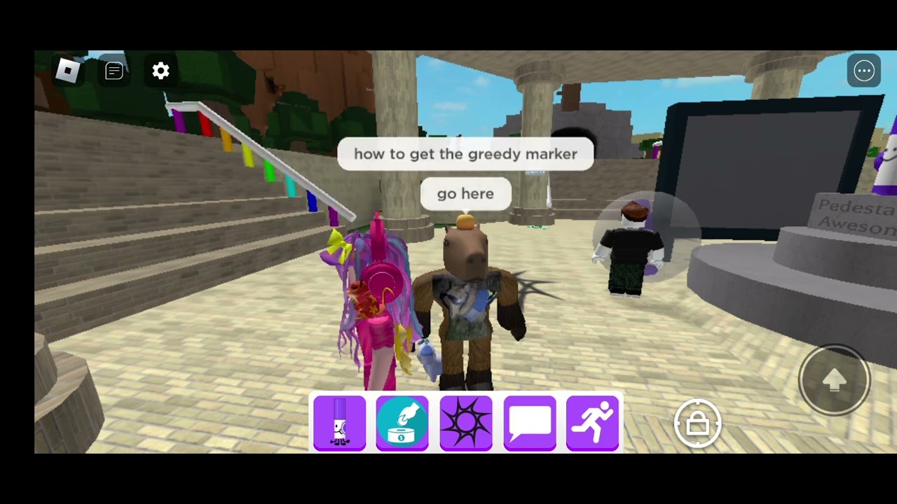 how to get the greedy marker in roblox - YouTube