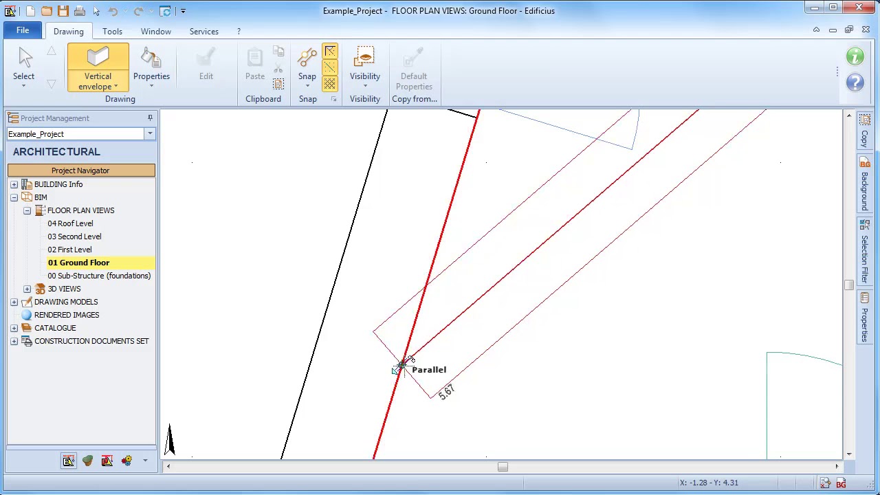 Tutorial de Edificius - El Snap paralelo - ACCA software - YouTube