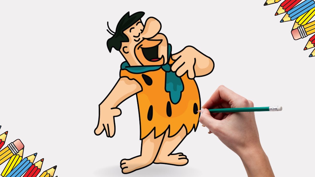 Como desenhar o Fred Flintstone - YouTube