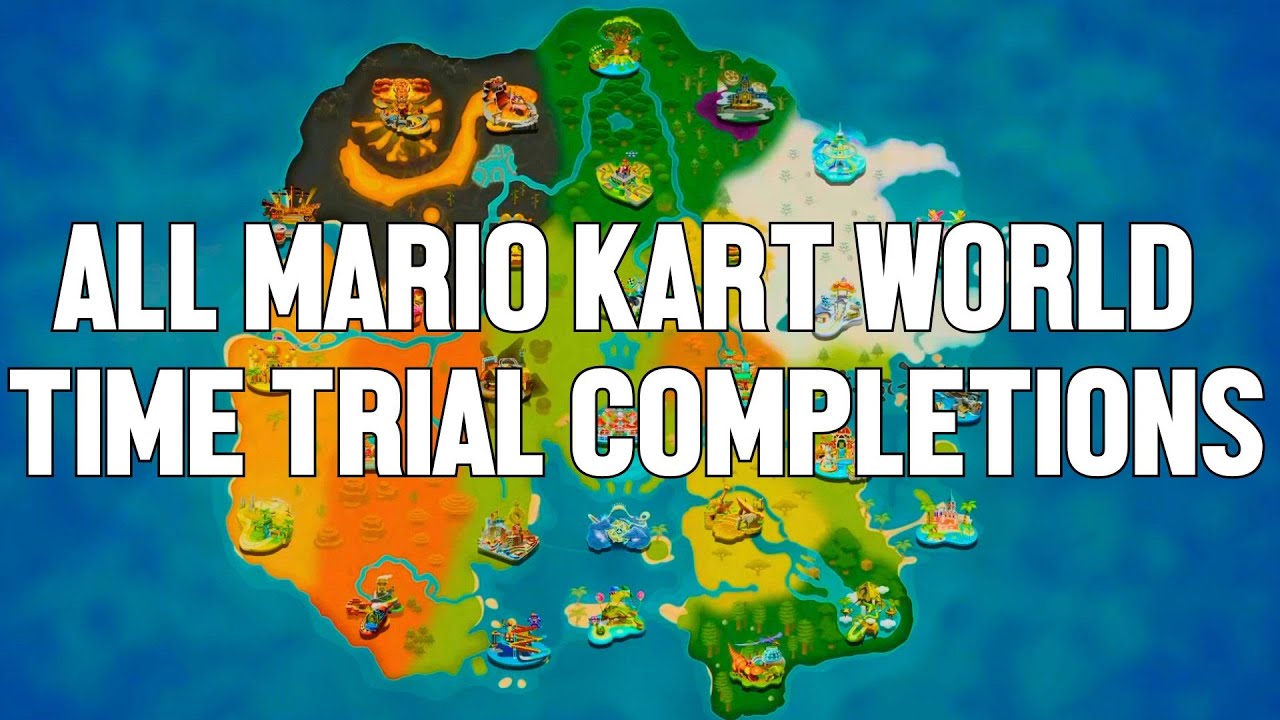 EASY Completions For EVERY Time Trial In Mario Kart World - YouTube
