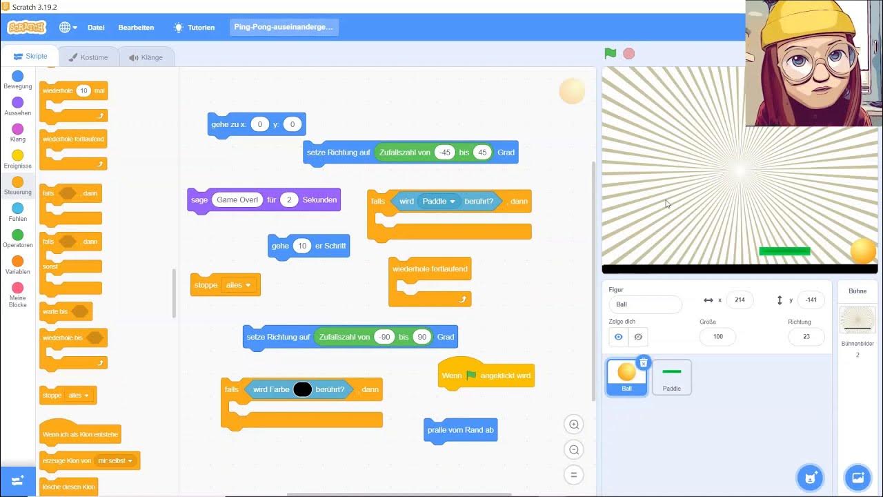 Scratch: Ping-Pong-Spiel - YouTube