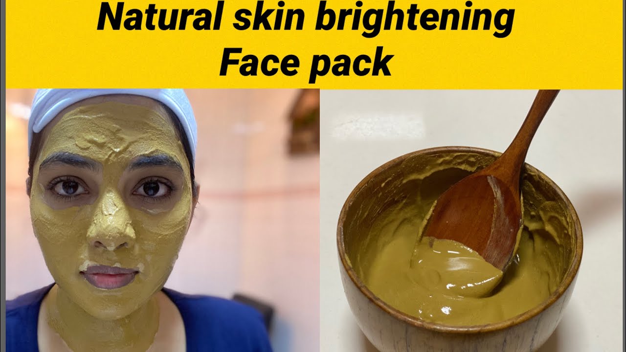 Natural skin brightening FACE PACK at home // face pack for soft and ...