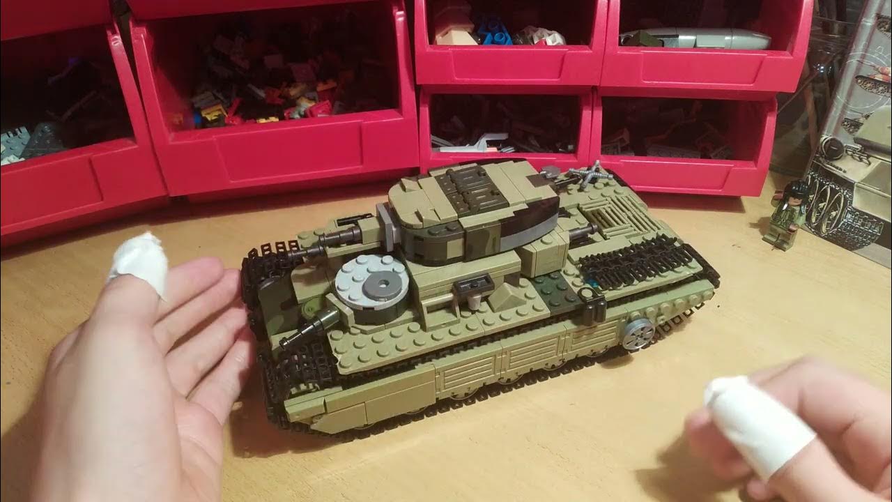 Советский тяжёлый танк Т-35 из Лего. - YouTube