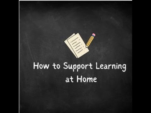 How to Support Learning at Home - YouTube